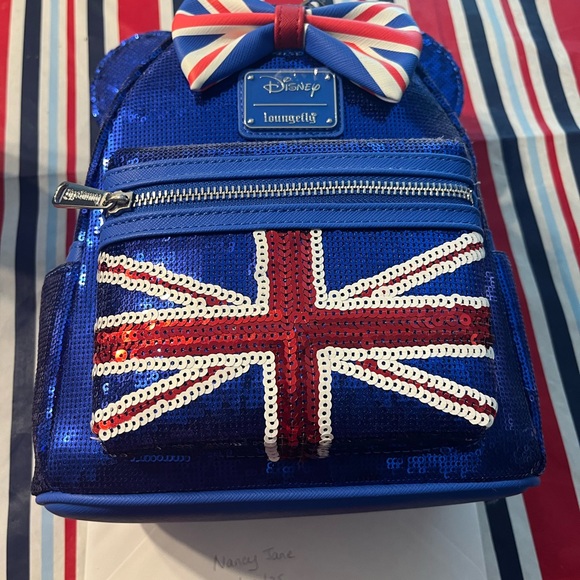 Loungefly | Bags | Disney Loungefly Blue Sequin Backpack | Poshmark
